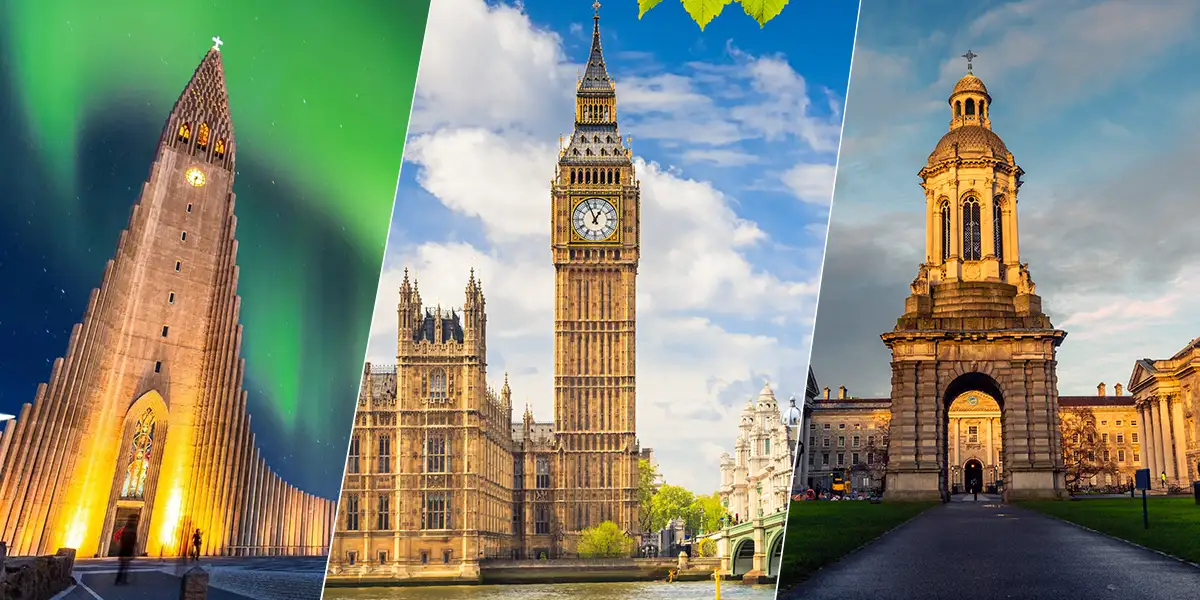 Iceland & London or Dublin |Travelodeal